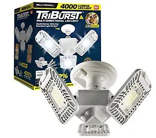 BELL & HOWELL Bell + Howell Triburst 4000 Lumens White Indoor Led Light