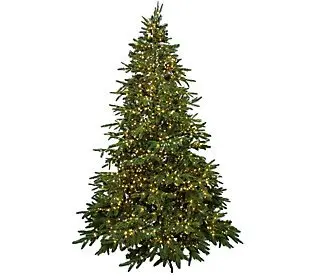 NORTHLIGHT 7.5' Prelit Birch River Fir Tree Ca Dlelight