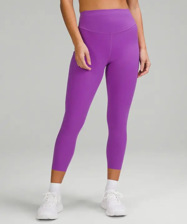 Lululemon Base Pace High-rise Crop 23 - Moonlit Magenta
