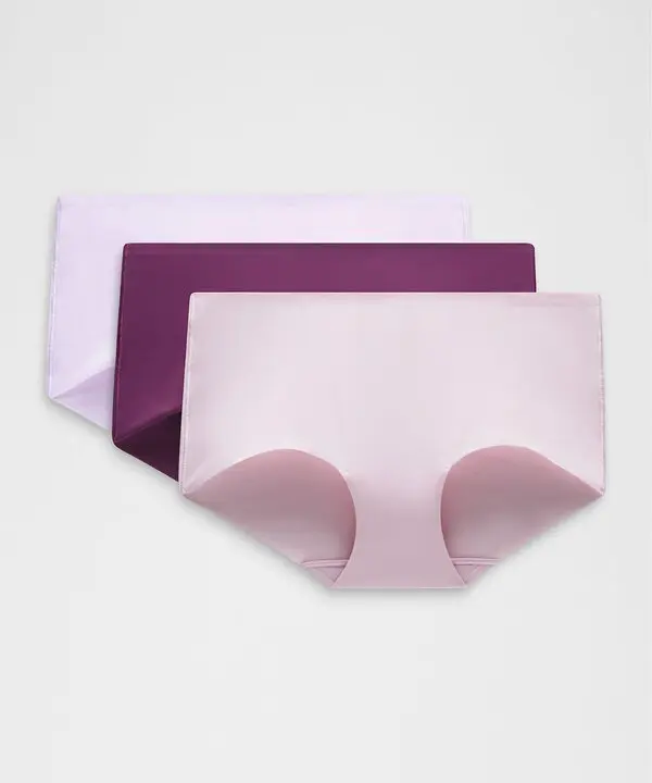 Lululemon Invisiwear Mid-rise Boyshort Underwear - Lavender Frost
