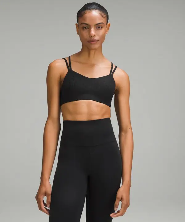 Lululemon Like A Cloud Ribbed Bra - Black