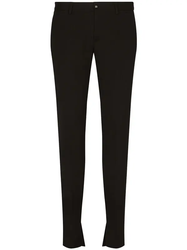 Dolce & Gabbana Logo Button Trousers