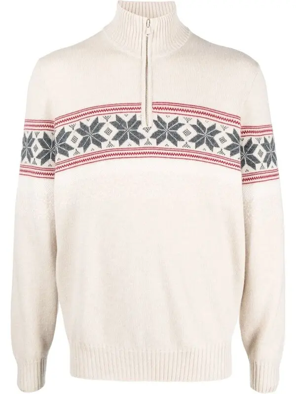 Brunello Cucinelli Cashmere Knitted Roll-neck Jumper - Neutrals