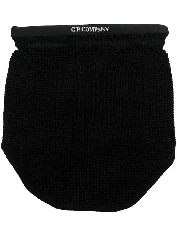 C.P. COMPANY Ribbed Wool Bib Scarf