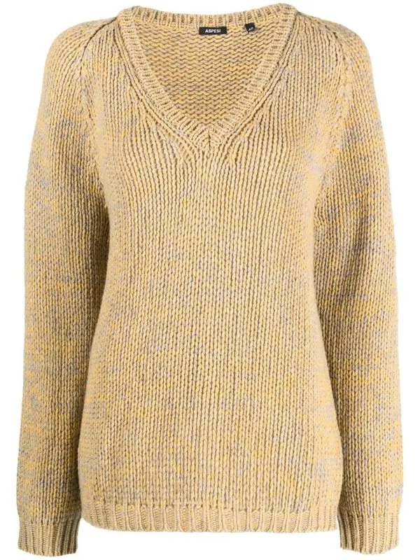 Aspesi Virgin Wool V-neck Jumper