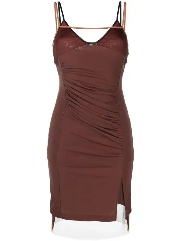 knee length dresses for ladies Helmut Lang Wind Mini Skirt in Black main image 0