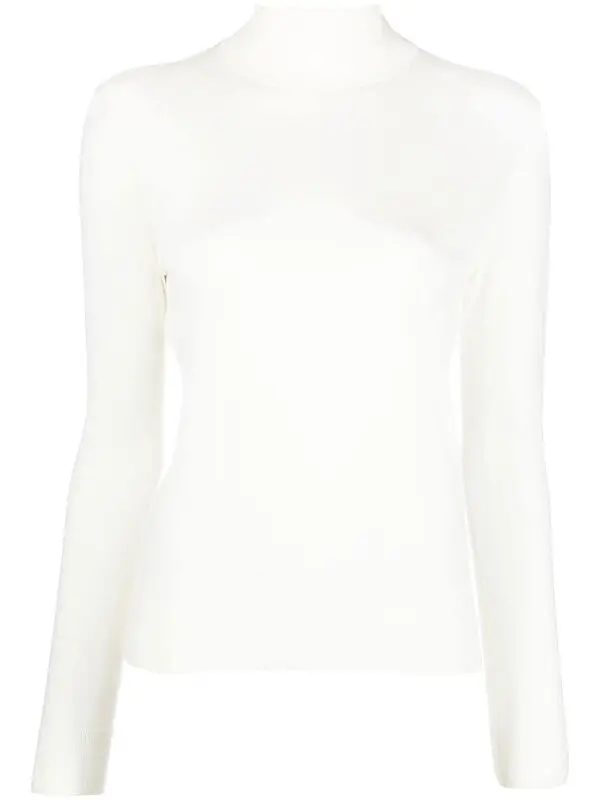 Theory Ribbed-knit Roll Neck Jumper