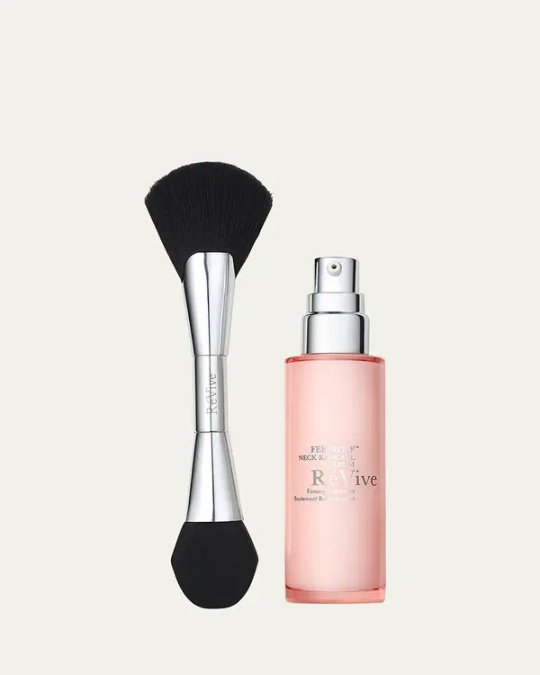 REVIVE Fermitif Neck Serum + Dual Ended Applicator Brush, 1.7 Oz