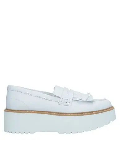 Hogan Leather Loafers - White
