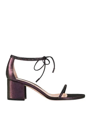 GIANVITO ROSSI Thong Sandal In Leather - Black
