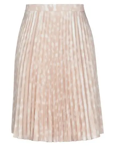 Burberry Pleated Midi Skirt - Beige