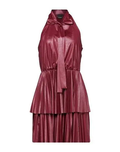 Pinko Midi Flared Tiered Dress - Red