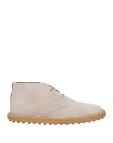 TOD'S Ankle Boots In Light Leather - Grey