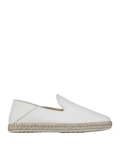 TOD'S Leather Espadrilles - White
