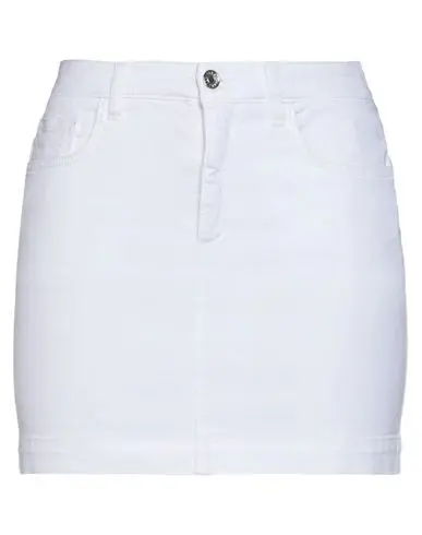 Dolce & Gabbana Denim Pencil Skirt With Appliqués