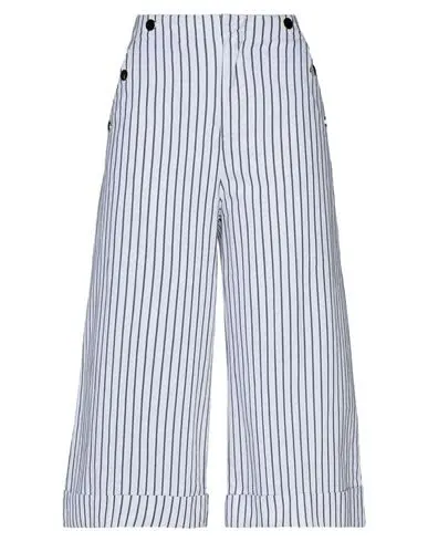 DONDUP Striped Twill Wide-leg Pants