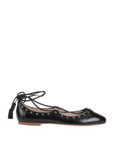 TOD'S Leather Ballet Flats - Black