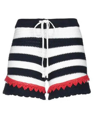 P JEAN P.jean Striped Knit Shorts - Blue