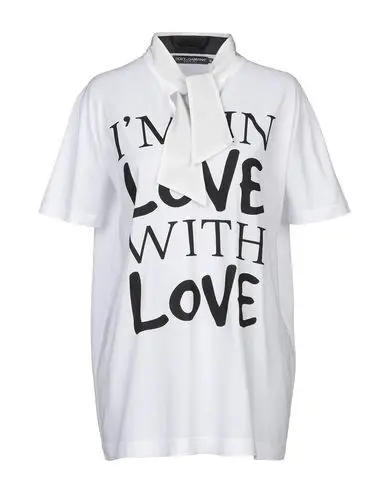Dolce & Gabbana T-shirt With Bow-tie Neckline