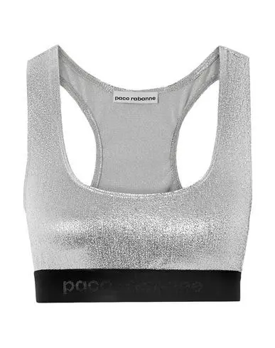 Rabanne Knitted Sports Top - Silver
