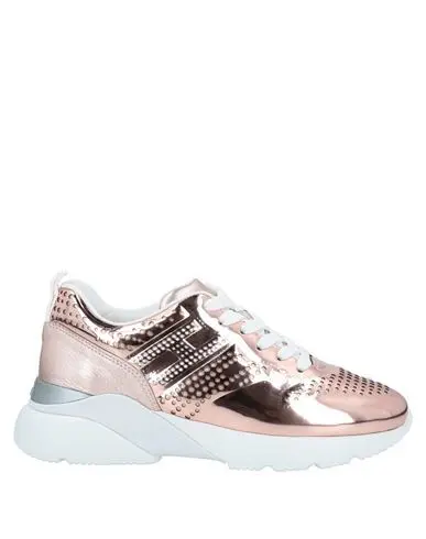 Hogan Laminated Leather Sneakers