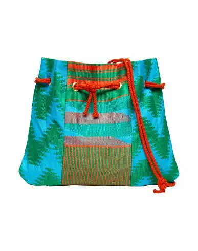 KENTE PROJECT X 8 BY YOOX Cotton Jacquard Crossbody Bag