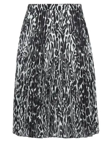 Burberry Leopard-print Midi Skirt - Black
