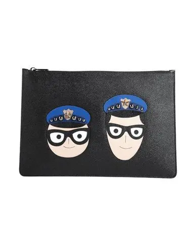 Dolce & Gabbana Calfskin Handbag - Black