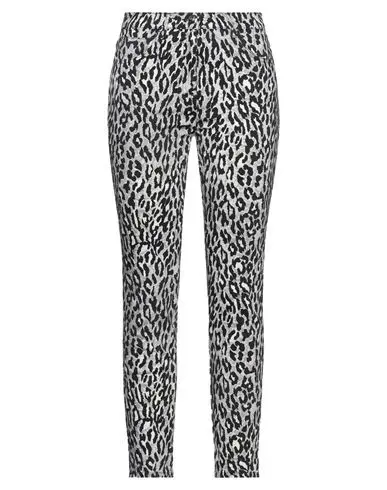 Blumarine Leopard-print Skinny Jeans - Grey