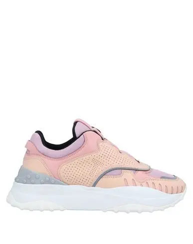 TOD'S Sneakers In Leather And Technical Fabric - Pink