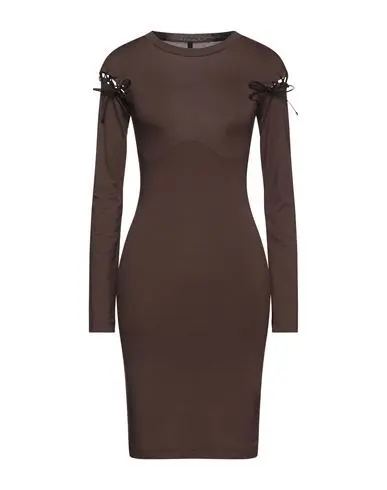 BEN TAVERNITI™ UNRAVEL PROJECT Mini Dress - Brown
