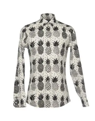 Dolce & Gabbana Gold Shirt Size Cotton - White