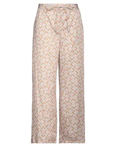 TOY G. Printed Wide Leg Pants - Beige