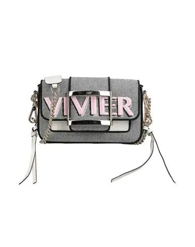 ROGER VIVIER Cross-body Bag With Embroidered Detailing - White
