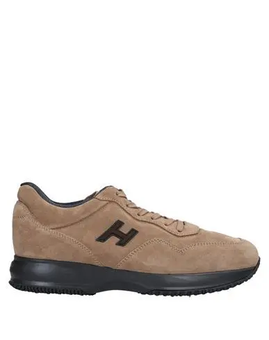 Hogan Leather Sneakers - Beige
