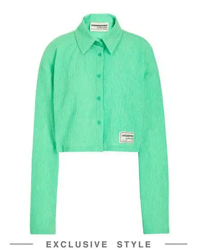 THE GIVING MOVEMENT X YOOX Recycled Polyester Shirt - Green