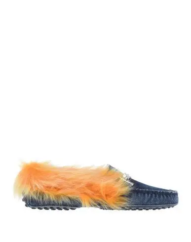 TOD'S Textile And Leather Loafers