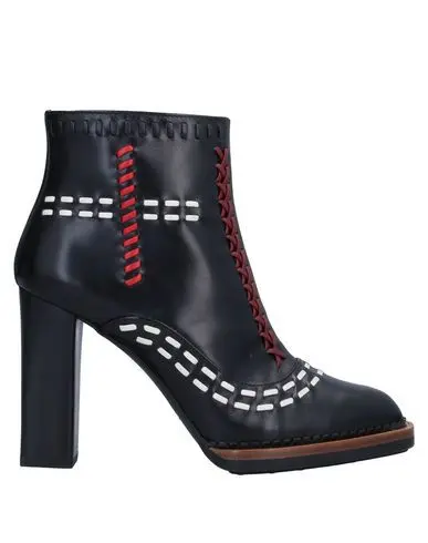 TOD'S Leather Ankle Boots - Black
