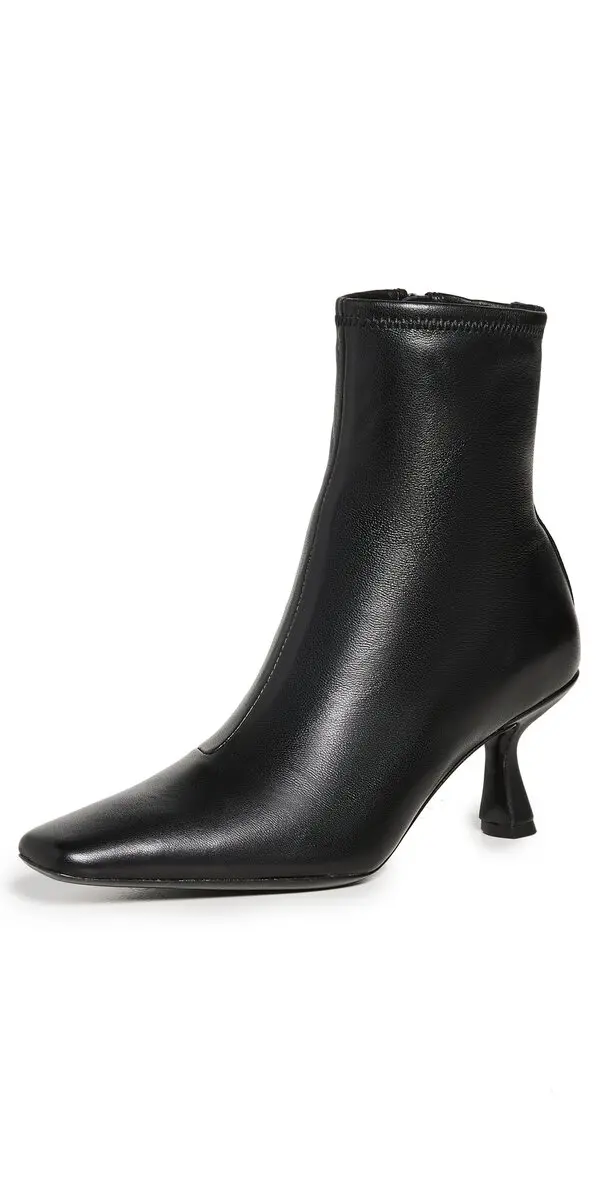 LOEFFLER RANDALL Thandy Leather Ankle Boots - Black