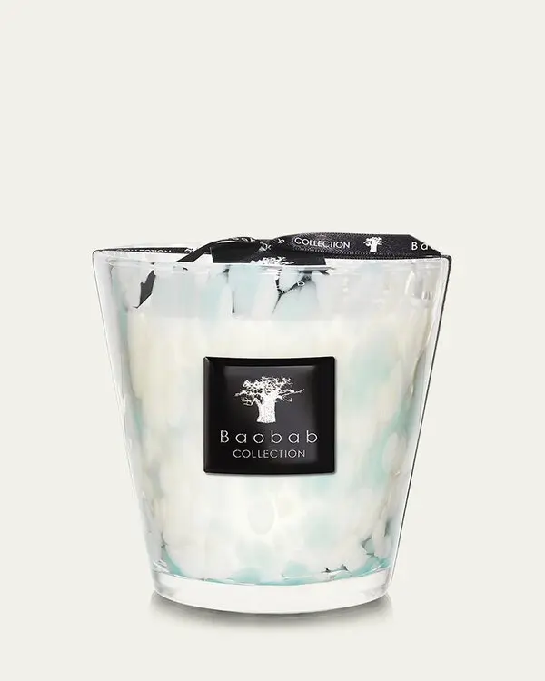 BAOBAB COLLECTION Max 16 Sapphire Pearls Scented Candle - Blue/wht