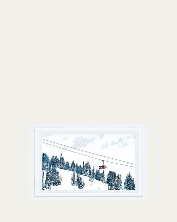 Gray Malin The Aerial Tram, Jackson Hole" Mini Print