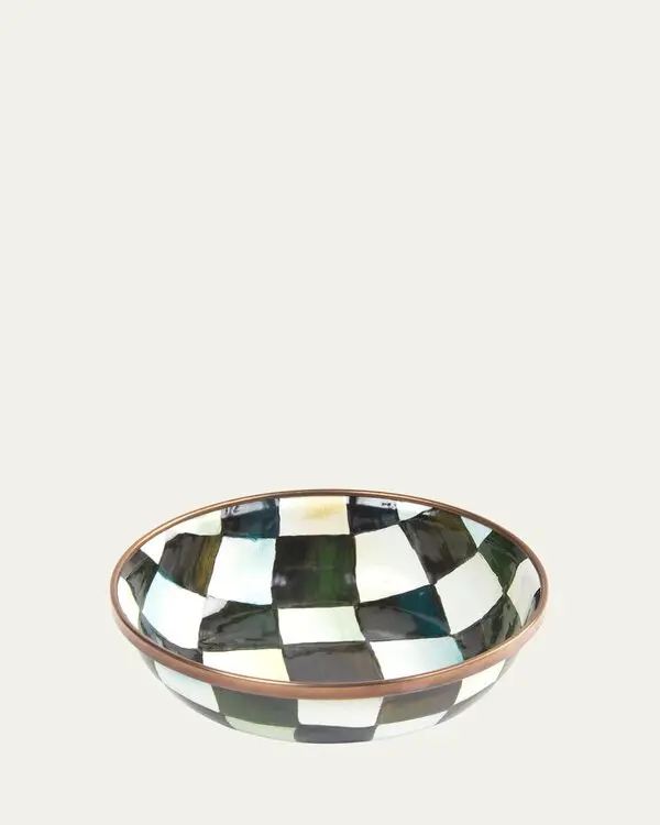 MACKENZIE-CHILDS Courtly Check Relish Dish - One-color