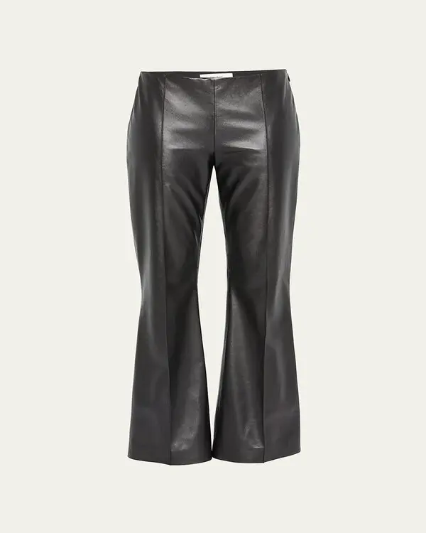 THE ROW Beck Flared Leather Pants