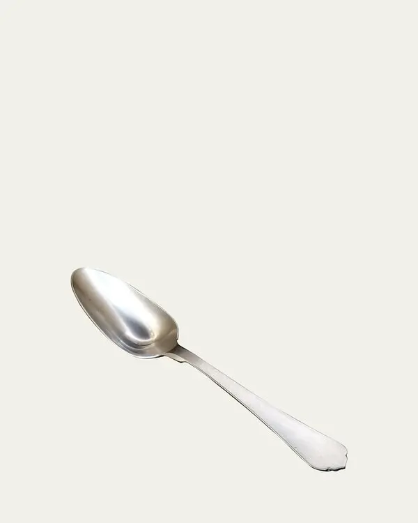 ASTIER DE VILLATTE Naples Dessert Spoon, Stone Finish