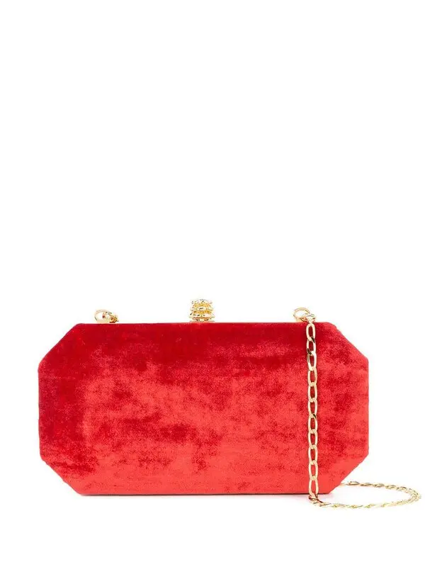 Tyler Ellis Small Perry Clutch - Red