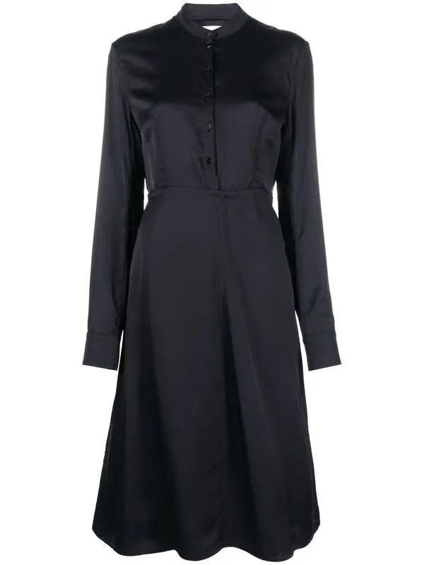 JIL SANDER Collarless Midi Dress