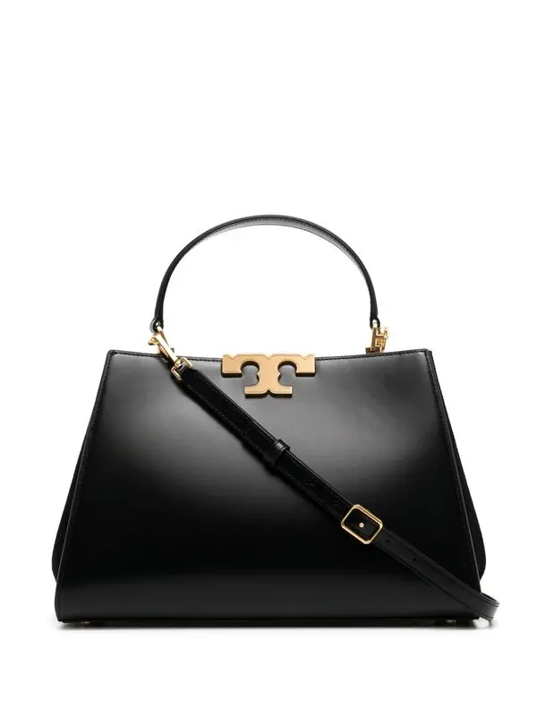 Tory Burch Eleanor Leather Satchel - Black