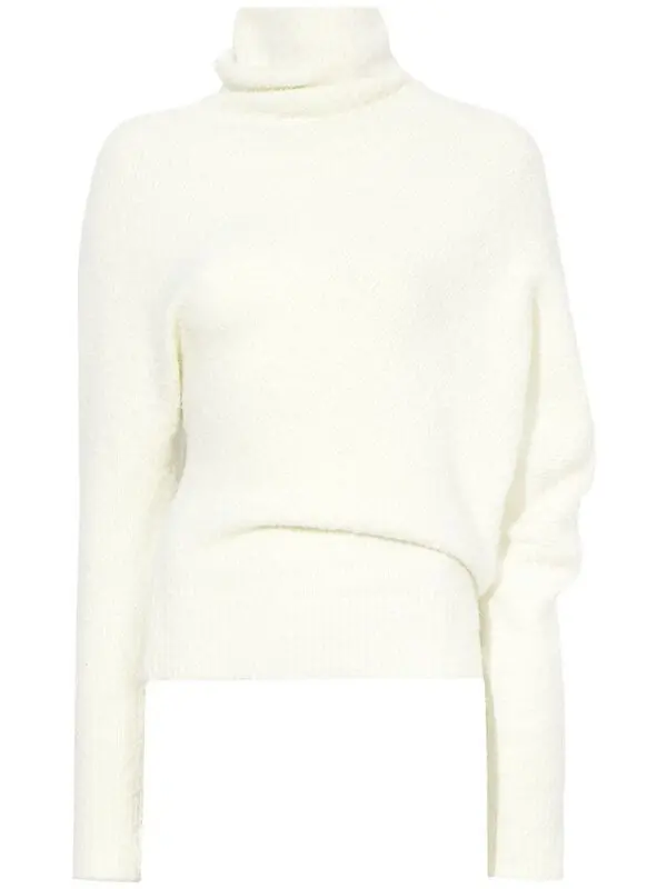 Proenza Schouler Fuzzy Boucle Sweater - White