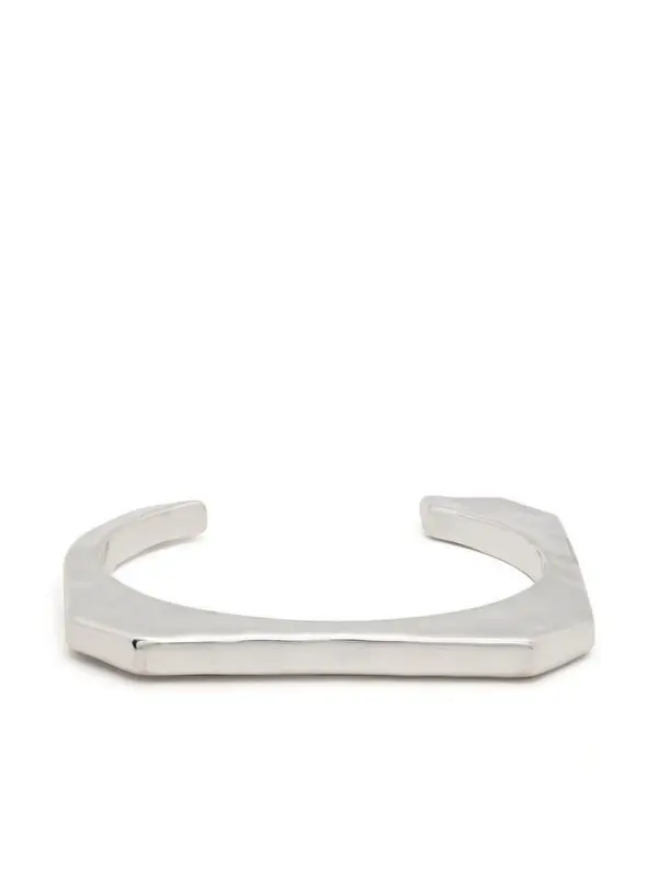 Zadig&Voltaire Geometric-cut Cuff Bangle - Silver