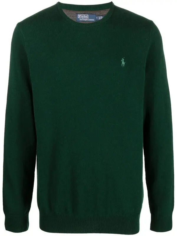 Ralph Lauren Pony-embroidered Jumper - Green